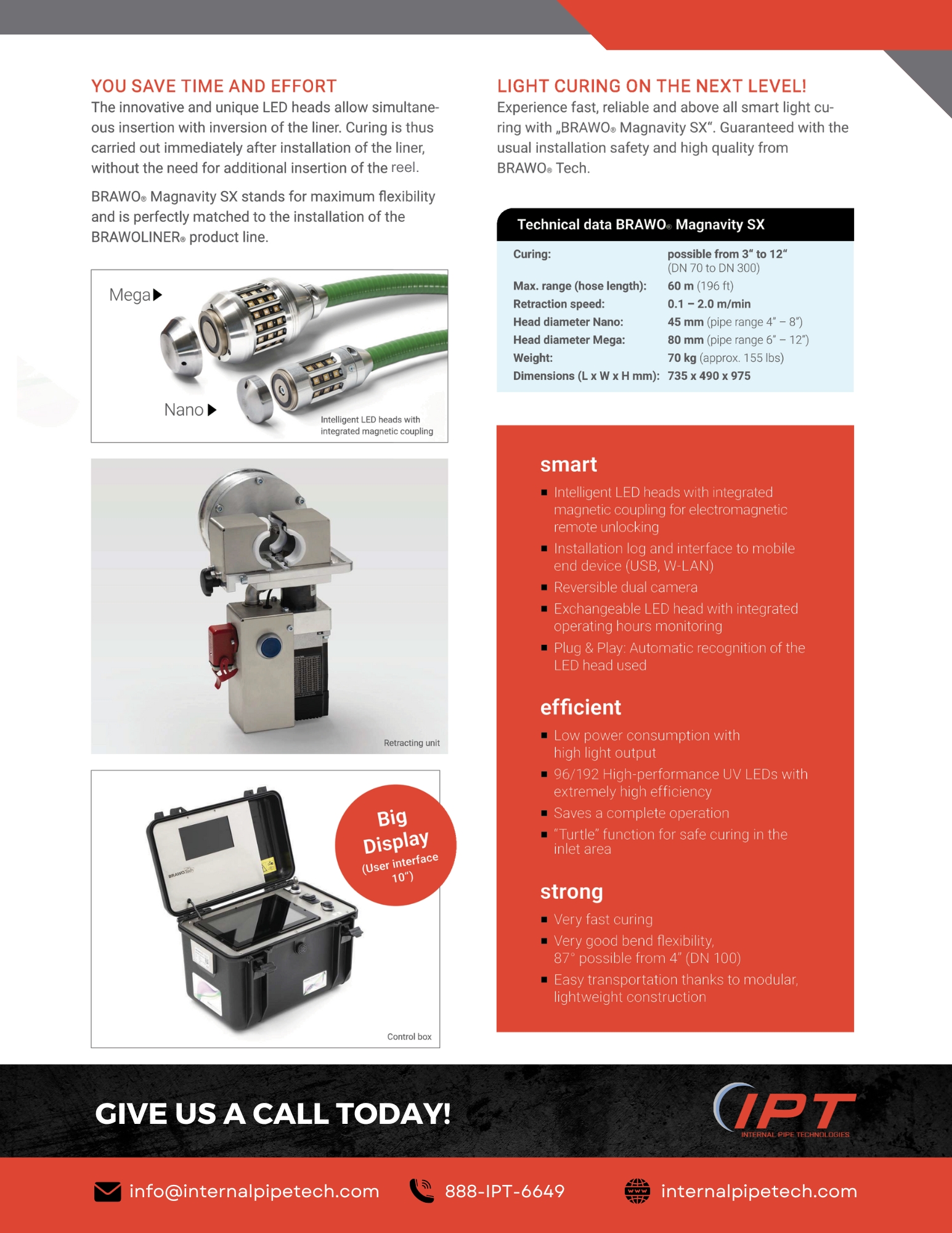 Inversion Lining for the rehabilitation of small diameter pipes